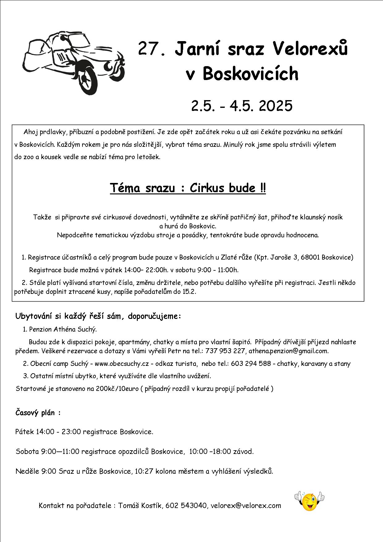 Velorex Team Zlatá růže - Oficiální stránky - Sraz 2025